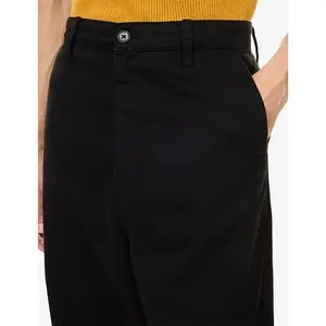 FRAME Relaxed-fit Cotton-canvas Chino Trousers