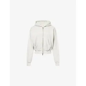 Fear Of God Cotton-jersey Hoody - Washed Overcast