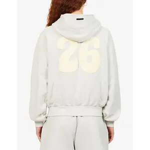 Fear Of God Cotton-jersey Hoody - Washed Overcast