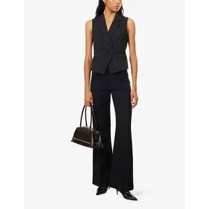 ME+EM Pinstripe Wool-blend Waistcoat