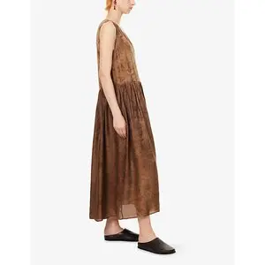 UMA WANG Ardal Sleeveless Woven Midi Dress