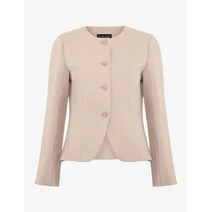PHASE EIGHT Carla Ponte Woven Jacket - Stone