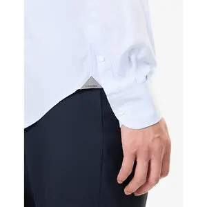 Corneliani Window Pane Check Cotton Shirt