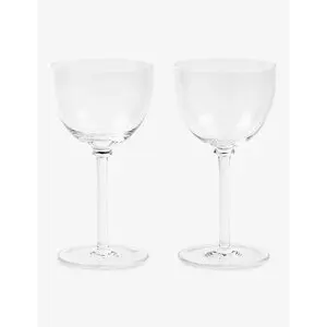 SERVICE PROJECTS Walter 05 Crystal Glass Martini Glasses Set Of Two - Clear