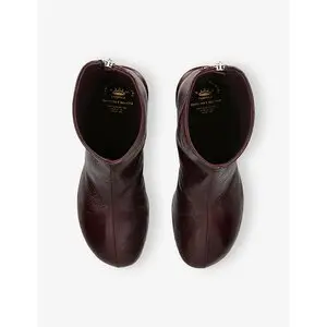Officine Creative Leather Ankle Boots With Block Heel
