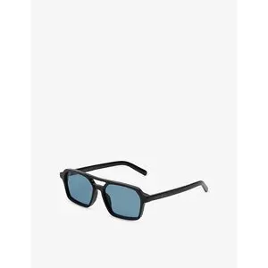 RETROSUPERFUTURE Maison Margiela Irregular Frame Acetate Sunglasses - Black