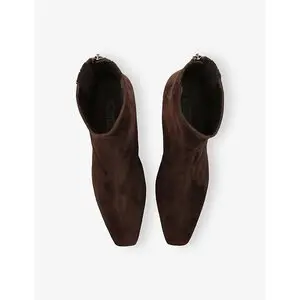 AQUAZZURA Saint Honore 35 Suede Ankle Boots