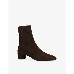 AQUAZZURA Saint Honore 35 Suede Ankle Boots