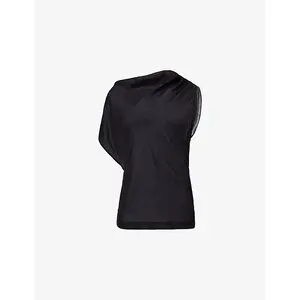 BELLE ANNA Reverie Asymmetric Woven Top