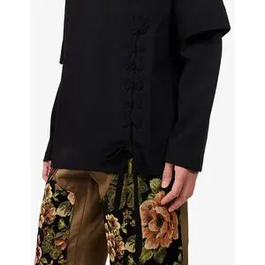 Simone Rocha Layered Long-sleeve Cotton-jersey T-shirt