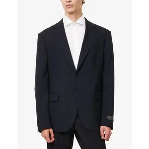 Gant Travel Single-breasted Wool Suit Blazer