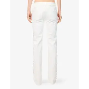 JADED LONDON Cooper Lace-trim Denim Jeans