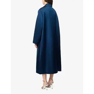 Erdem Floral Crystal-embroidered Satin Coat