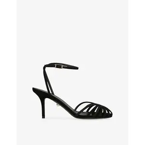 ALEVI MILANO Blake 95 Leather Heeled Sandals - Black