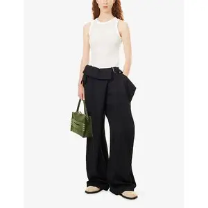 JW Anderson Fold-over Wool Trousers
