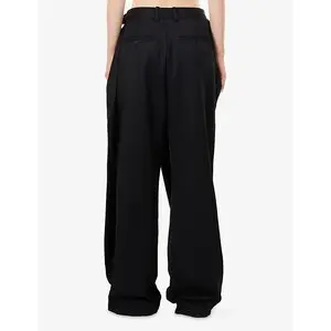 JW Anderson Fold-over Wool Trousers