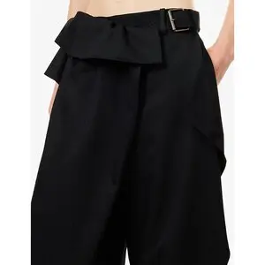 JW Anderson Fold-over Wool Trousers