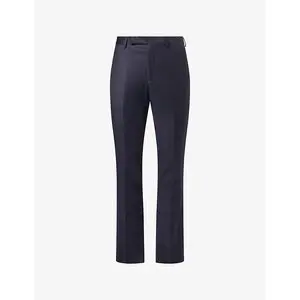 Paul Smith Pin Dot Slim-fit Wool Trousers - Very Dark Navy