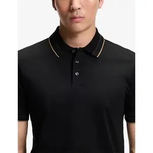 BOSS Short-sleeved Slim-fit Cotton Polo Shirt