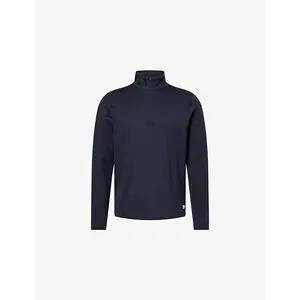 Vuori Ponto Half-zip Stretch-jersey Sweatshirt - Ink Heather