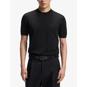 BOSS Short-sleeved Knitted Wool T-shirt