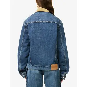JW Anderson Corduroy Collar Cotton Denim Jacket