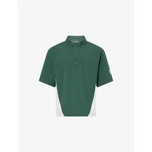 MANORS Shooter Branded Stretch-woven Polo Shirt - Pine Green