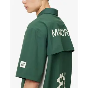 MANORS Shooter Branded Stretch-woven Polo Shirt