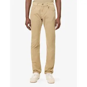 7 For All Mankind Straight-leg Mid-rise Denim Jeans