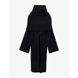 Rick Owens Dagger Belted Cashmere Coat