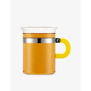 BODUM X Moma Chambord Stainless-steel Set Of Two Tea Glasses 0.3l - Yellow