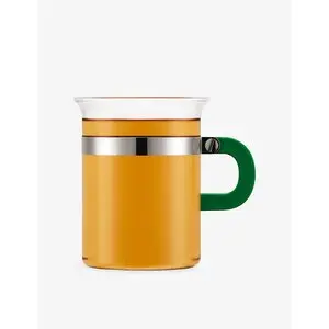 BODUM X Moma Chambord Stainless-steel Set Of Two Tea Glasses 0.3l - Yellow