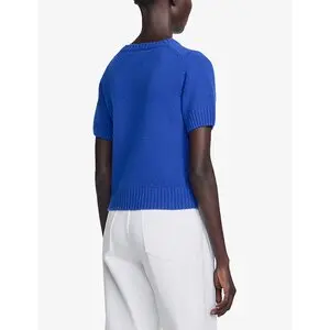Sandro Short-sleeved Round Neck Wool Jumper