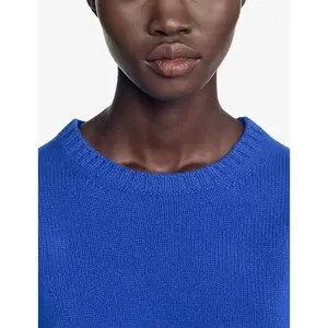 Sandro Short-sleeved Round Neck Wool Jumper