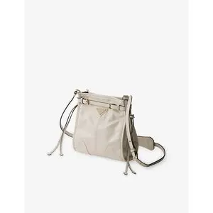 Prada Bonnie Leather Mini Shoulder Bag - White