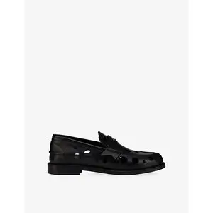 CHRISTIAN LOUBOUTIN The Plato Dots Leather Loafers - Black