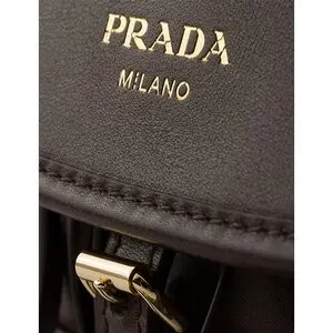 Prada Corsaire Aged Leather Mini Shoulder Bag