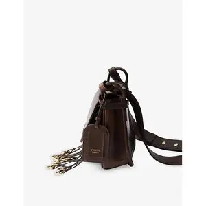 Prada Corsaire Aged Leather Mini Shoulder Bag