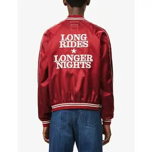 AUSTIN POST Satin Bomber Jacket