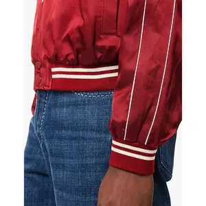 AUSTIN POST Satin Bomber Jacket