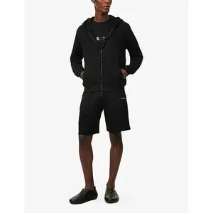 FIFA 1904 Embroidered-logo Kangaroo-pocket Cotton Hoodie