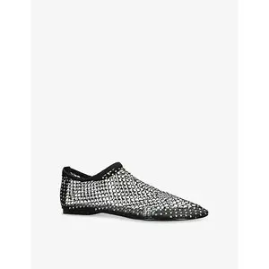 Steve Madden Mino Mesh Embellished Flats