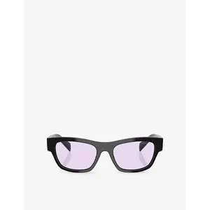Prada Butterfly Acetate Sunglasses - Black