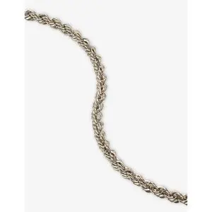 Tom Wood Rhodium-plated Sterling Rope Chain Bracelet