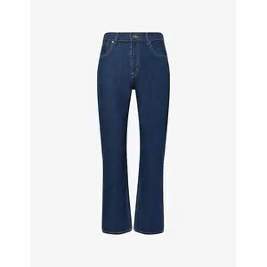 7 For All Mankind Modern Straight-leg Cotton Denim Jeans - Loam