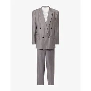 Giorgio Armani Pinstripe Double-breasted Wool Suit