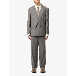 Giorgio Armani Pinstripe Double-breasted Wool Suit