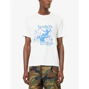 TWOJEYS Souvenir Brand-print Cotton T-shirt
