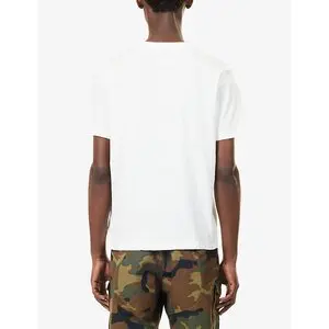 TWOJEYS Souvenir Brand-print Cotton T-shirt