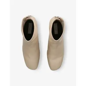 TOTEME Soft Leather Heeled Ankle Boots